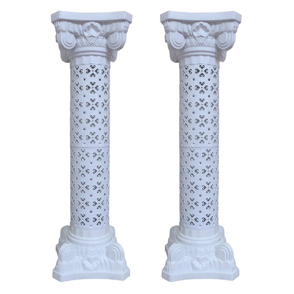 Wedding Decoration Plastic Roman Column Height Adjustable Garden Decor ...